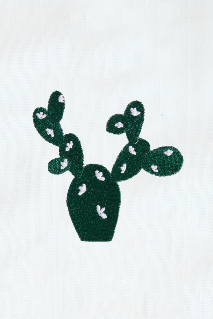 Succulent Chic: Angel Wing Cactus Embroidery Design Download - Sew Daily