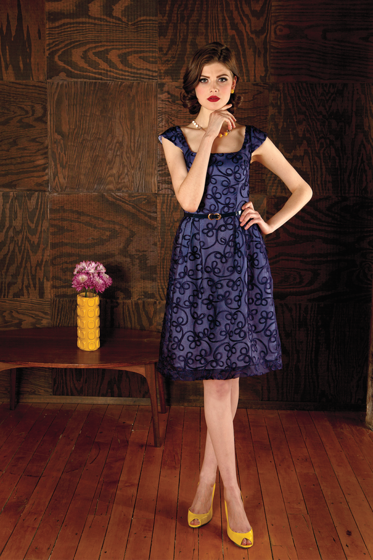 Cap Sleeve Cocktail Dress Digital Sewing Pattern - Sew Daily