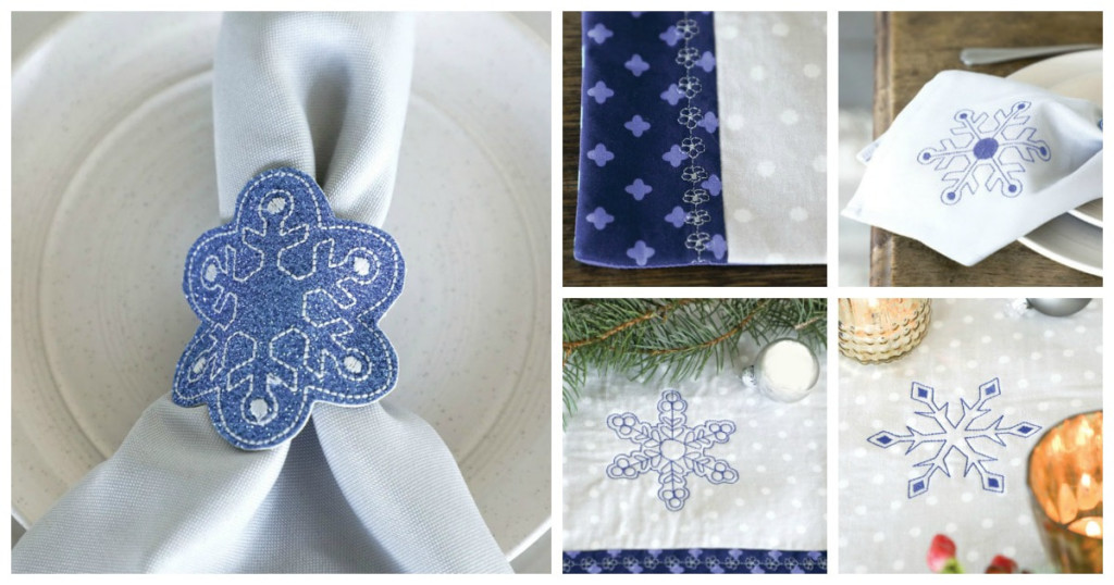 Free All Set for Snow Embroidery Designs - Sew Daily
