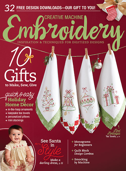 Creative Machine Embroidery Magazine New Issue Preview - Sew Daily