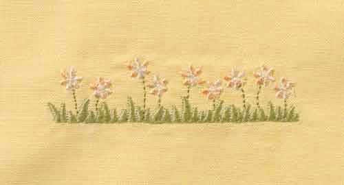 Flower Border Design Embroidery Design Download - Sew Daily