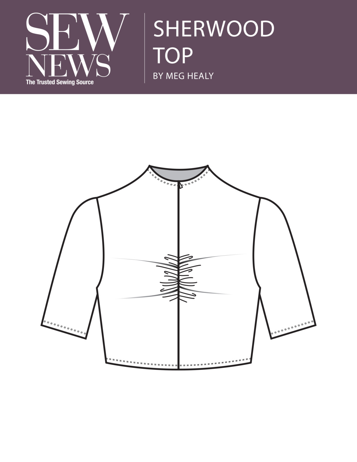 Sherwood Top Digital Sewing Pattern - Sew Daily