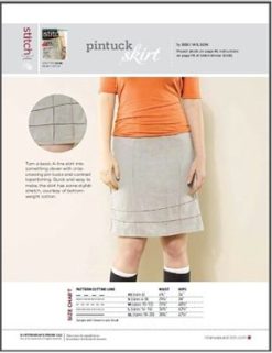 Free Sewing Pattern: Pintuck Skirt - Sew Daily